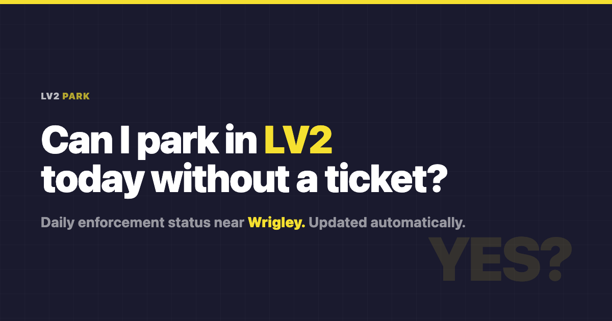 Wrigley Field Parking Guide 2026: Lots, Cost, Garages, and Tips | LV2 Park